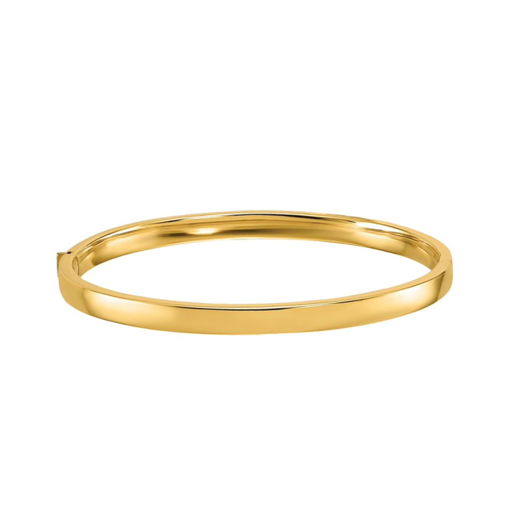Square Pipe Bangle - My Gold
